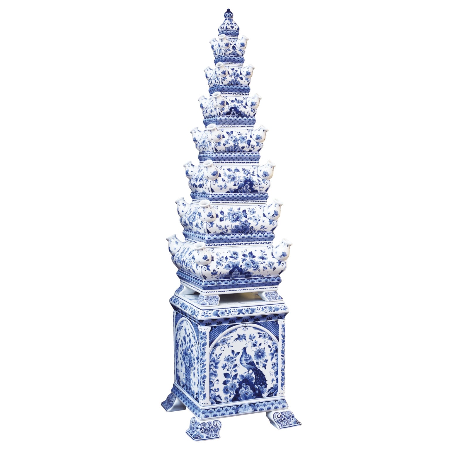 Tulip vase pyramid | Delft Blue | Iconic | Royal Delft