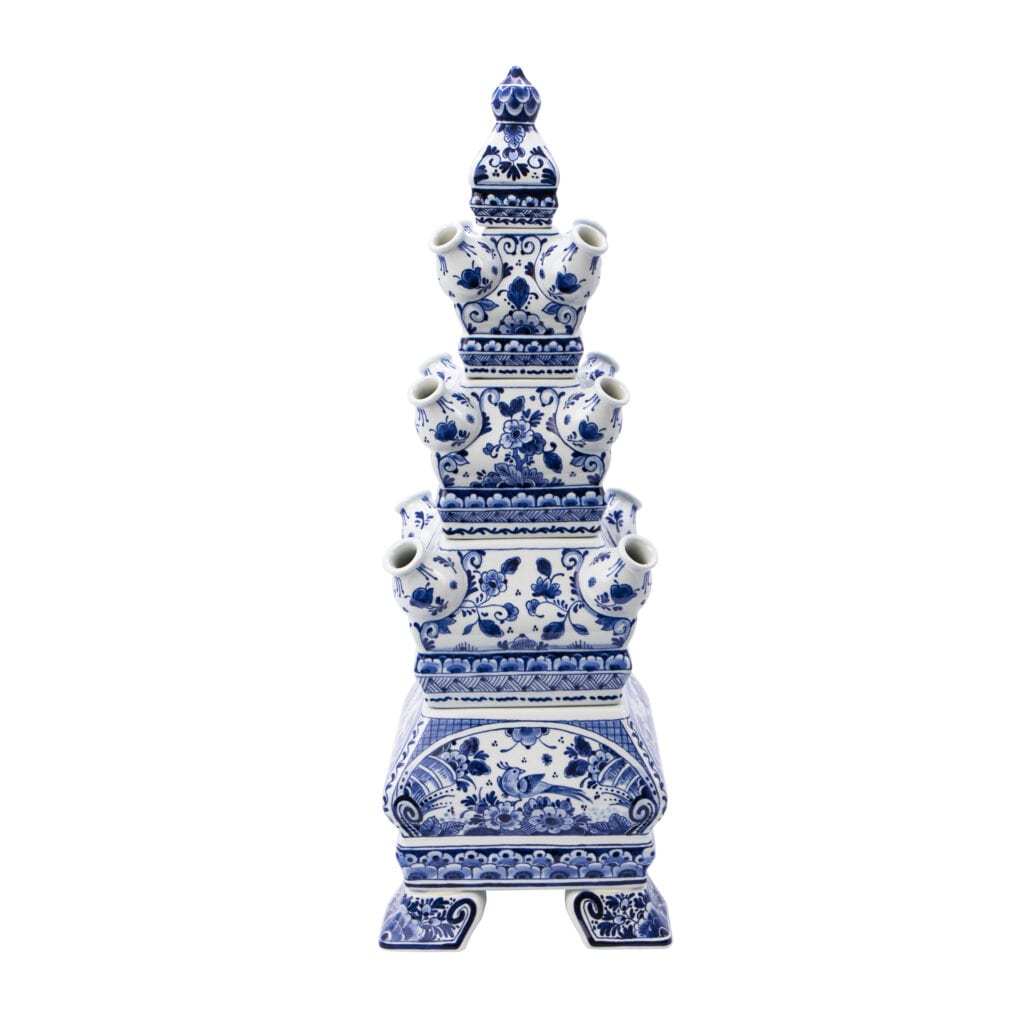 Tulip pyramid and tulip vase l Delft Blue l Royal Delft
