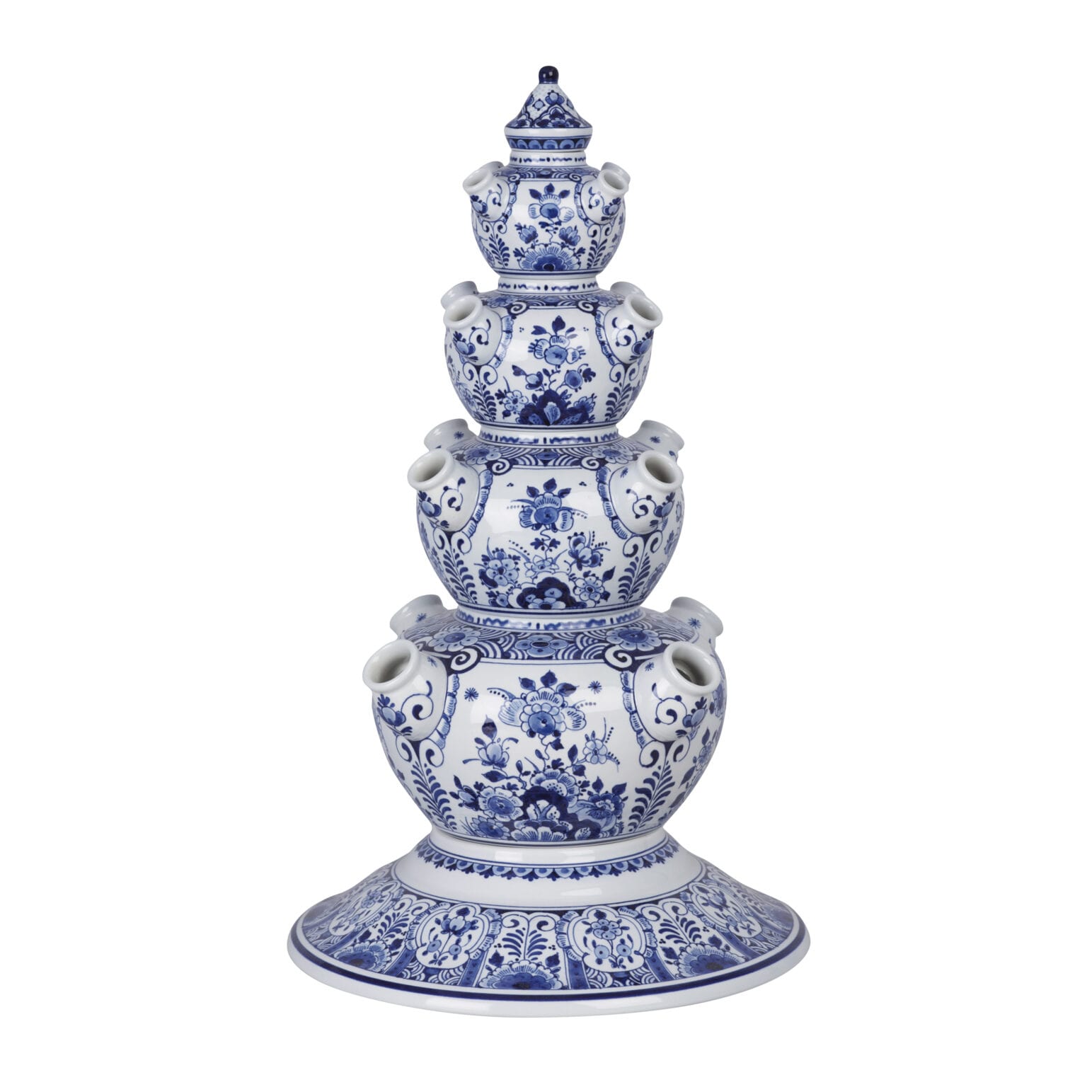 Tulip pyramid and tulip vase l Delft Blue l Royal Delft