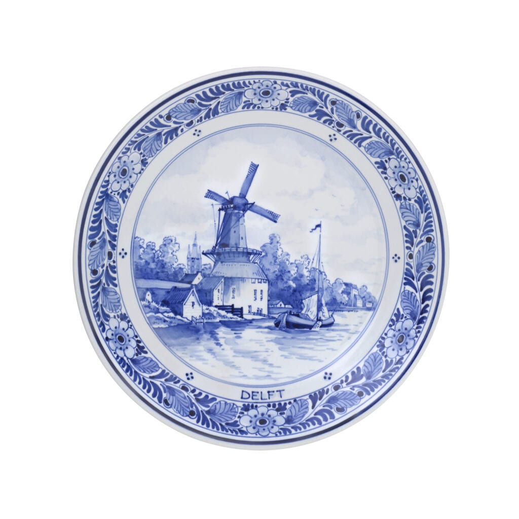 Plate windmill De Roos Delft - Royal Delft