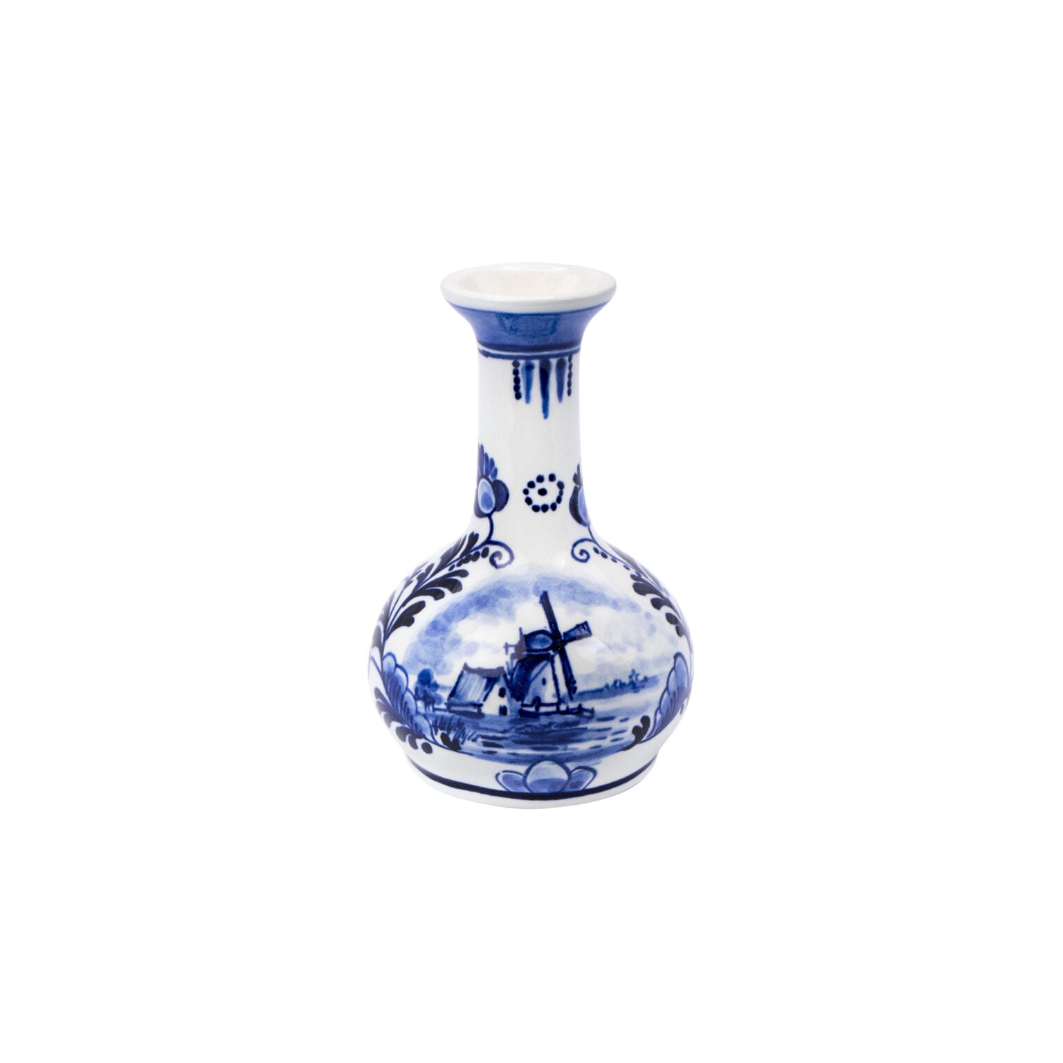 Vase windmill - Royal Delft