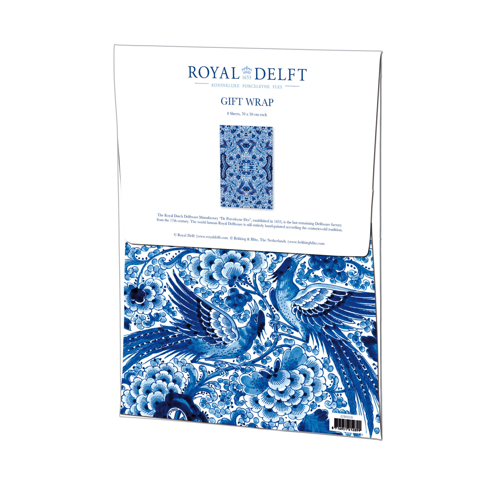 Wrapping paper - Royal Delft