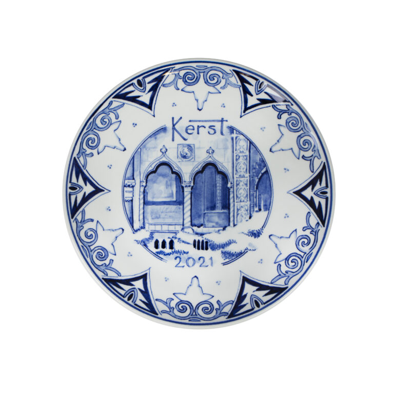 Tegelplaat Vermeer Straatje - Royal Delft