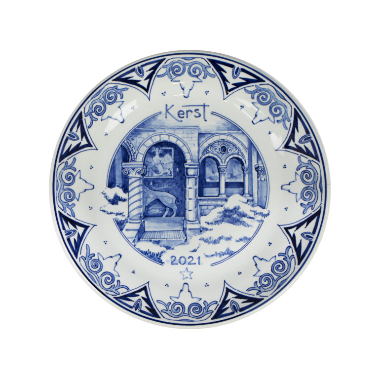 Tegelplaat Vermeer Straatje - Royal Delft