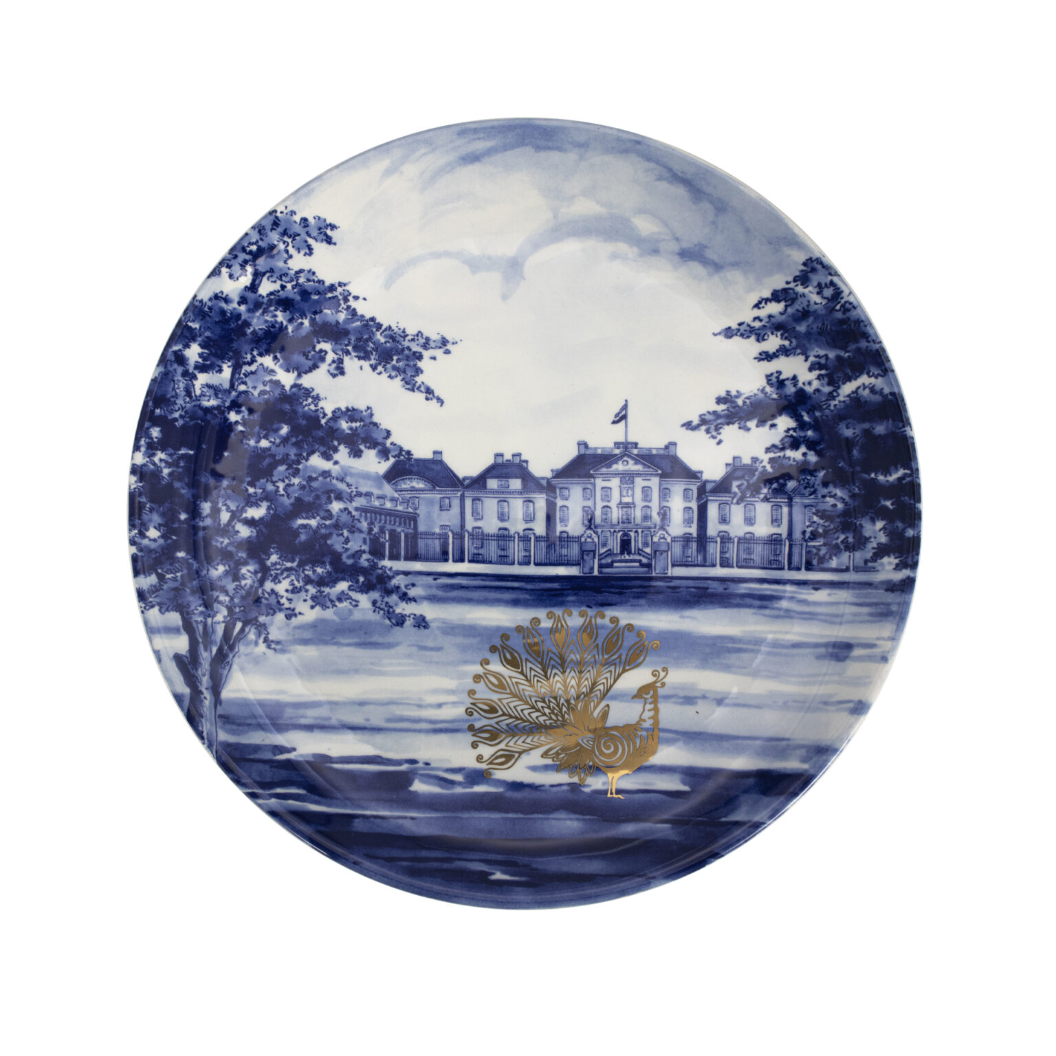 Bord Pauw | Paleis het Loo collectie | Delfts Blauw | Royal Delft