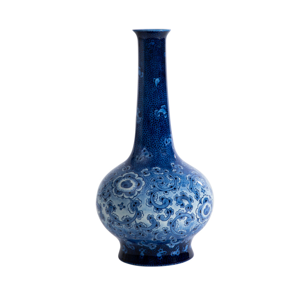 Tearbottle Rustic Flowers | The Vase Edition | Delft Blue | Vase ...