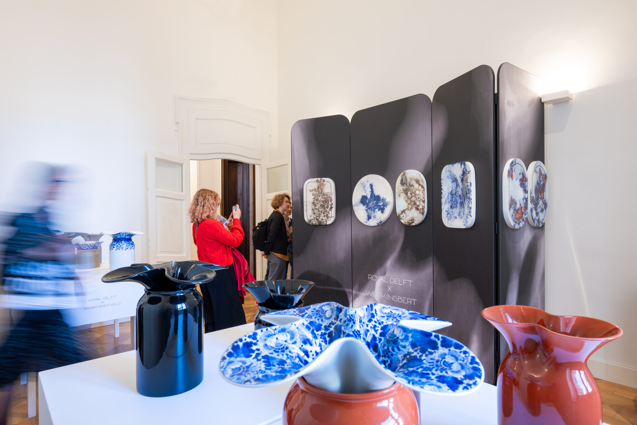 Wall Panel square | Larkspur blue | Workingbert | Royal Delft